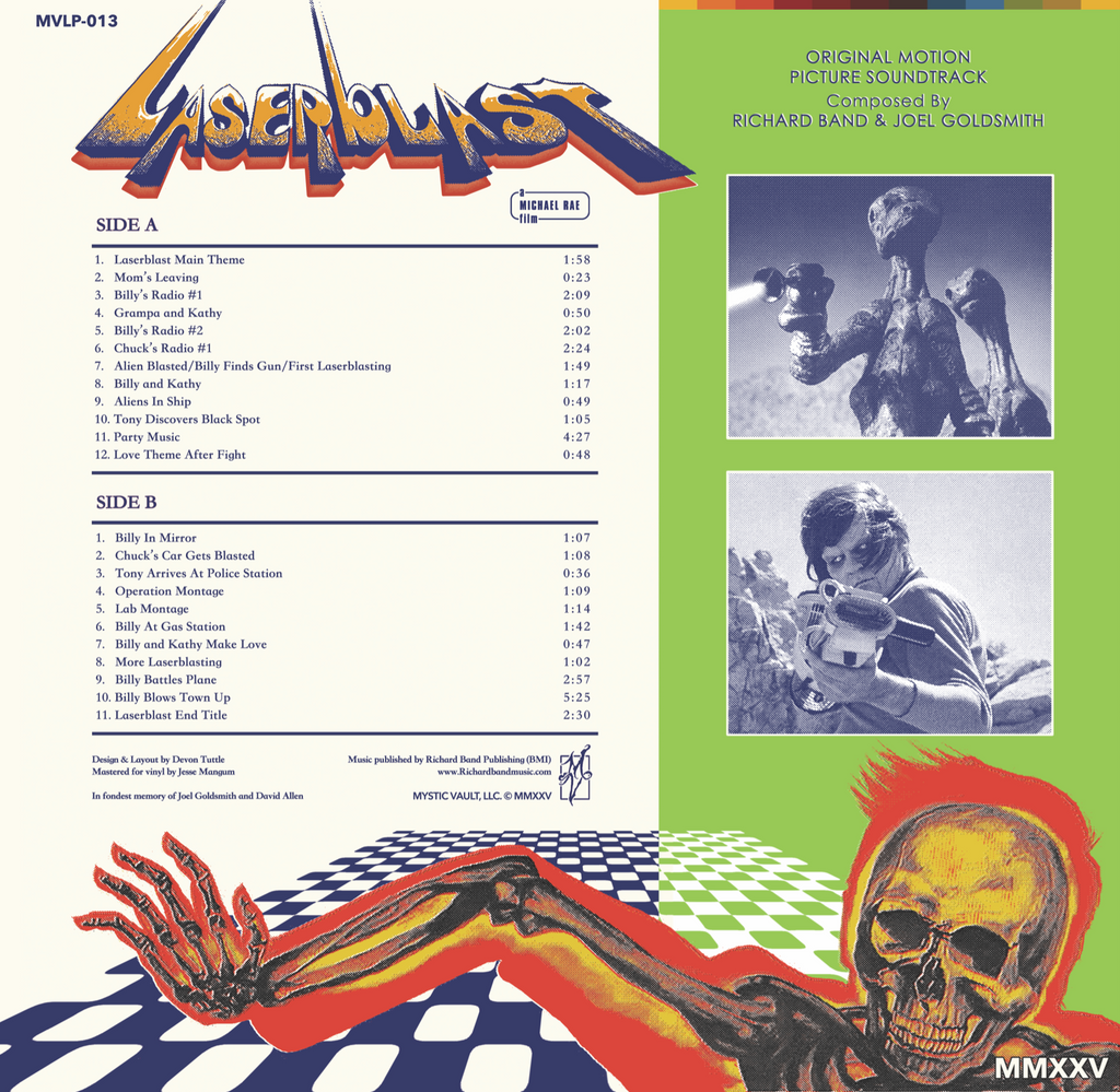 Richard Band and Joel Goldsmith | Laserblast (Original Motion Picture Soundtrack) – Light in the ...